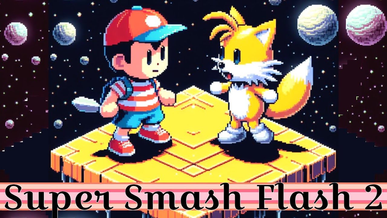 Super Smash Flash 2. | Ness Montaje. - YouTube