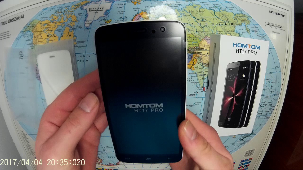 HomTom HT17 Pro okostelefon bemutató kicsomagoló videó unboxing - YouTube