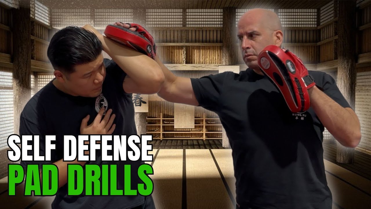 5 Pad Drills for PRACTICAL Self Defense - YouTube