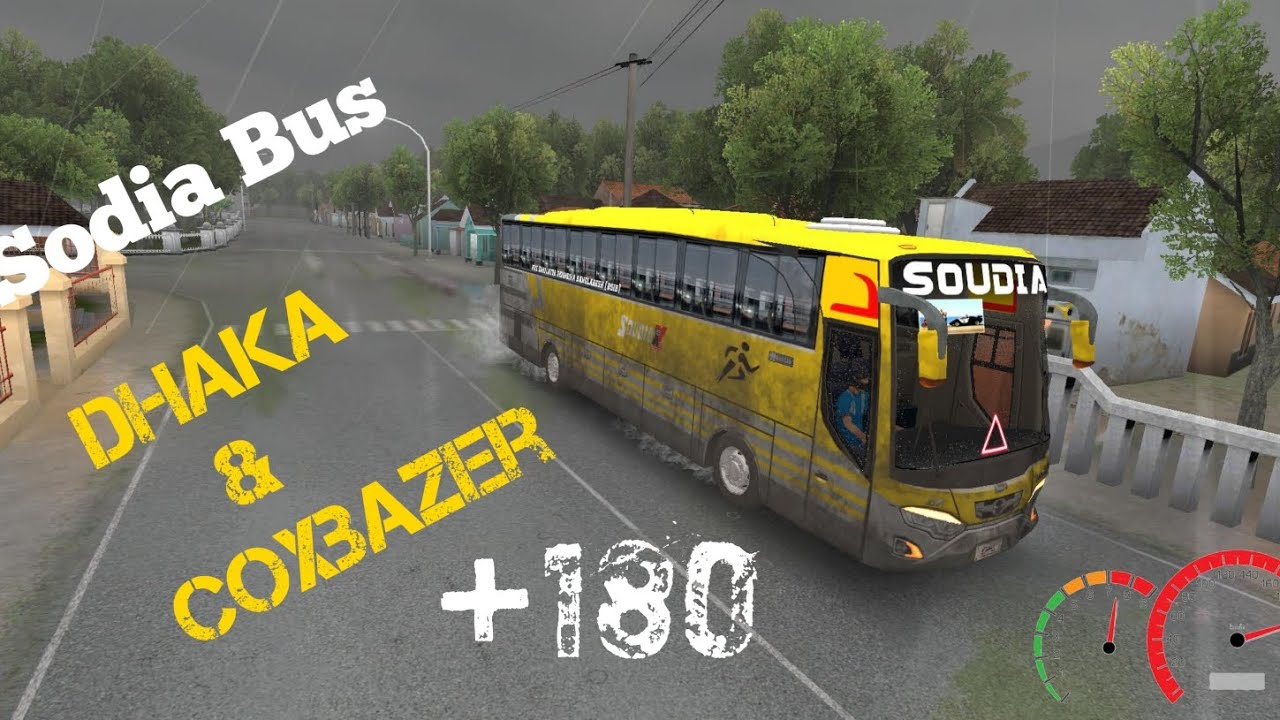 Soudia bus bd +180/drive dhaka & coxbazer bus simulator Indonesia - YouTube