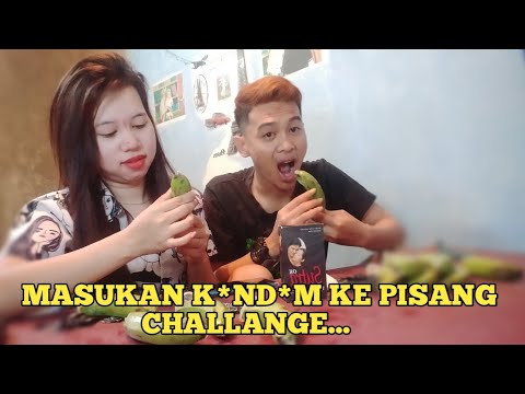 MASUKAN KONDOM KE PISANG CHALLENGE