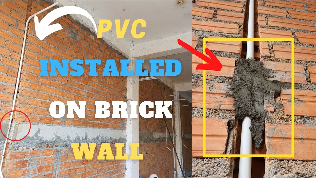 Short tip for pvc installed on brick wall - YouTube