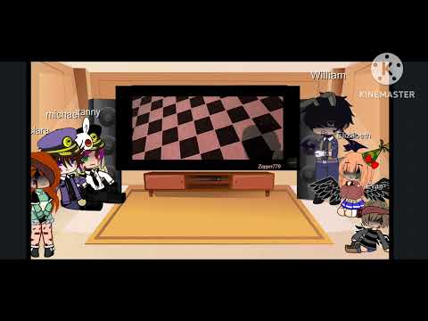 afton family + vanny react to fnaf 6 ending
