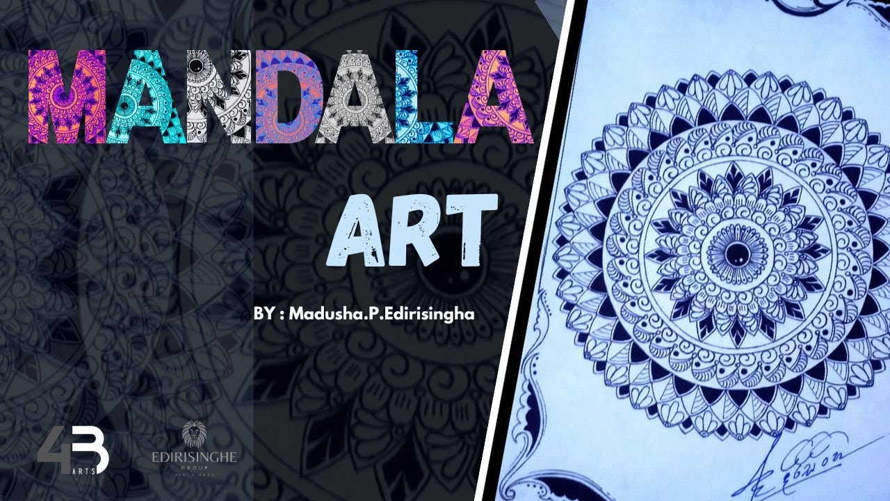 Mandala Art || 4B ARTS - YouTube