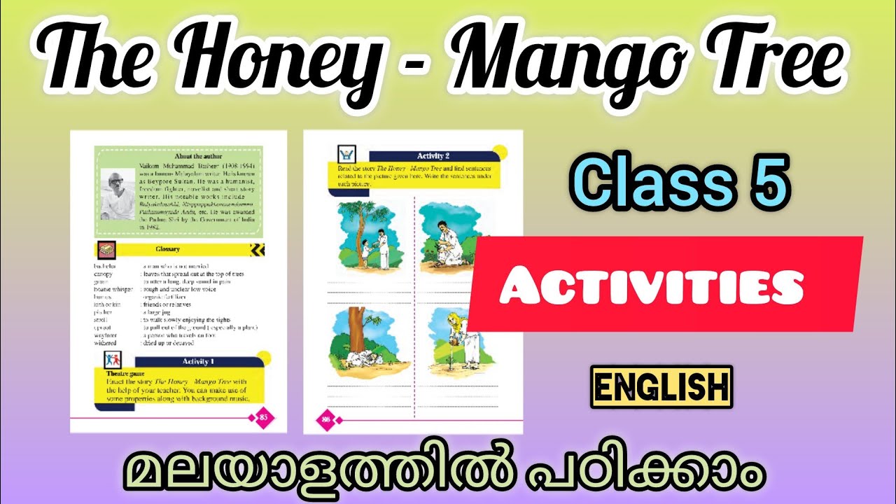 Class 5 | The Honey - Mango Tree | Activities | Unit 3 | Learners ...