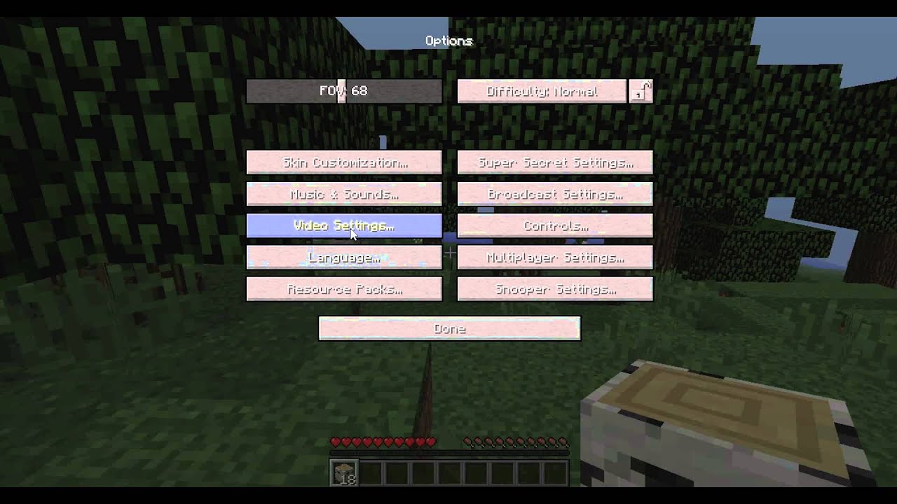 Minecraft Test 60 Fps l Part 1 - YouTube