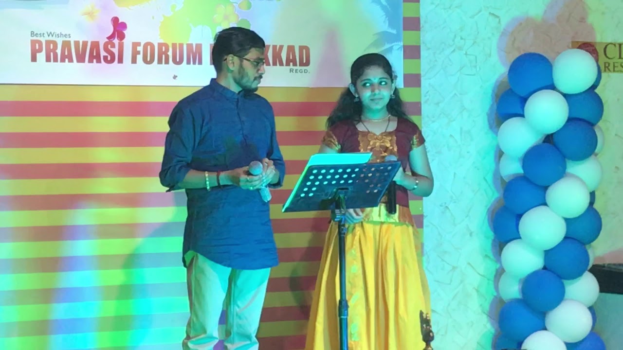 Ponilkuluchu ninu by Anagha Ajay and her guru Shri Rajesh Keshav - YouTube