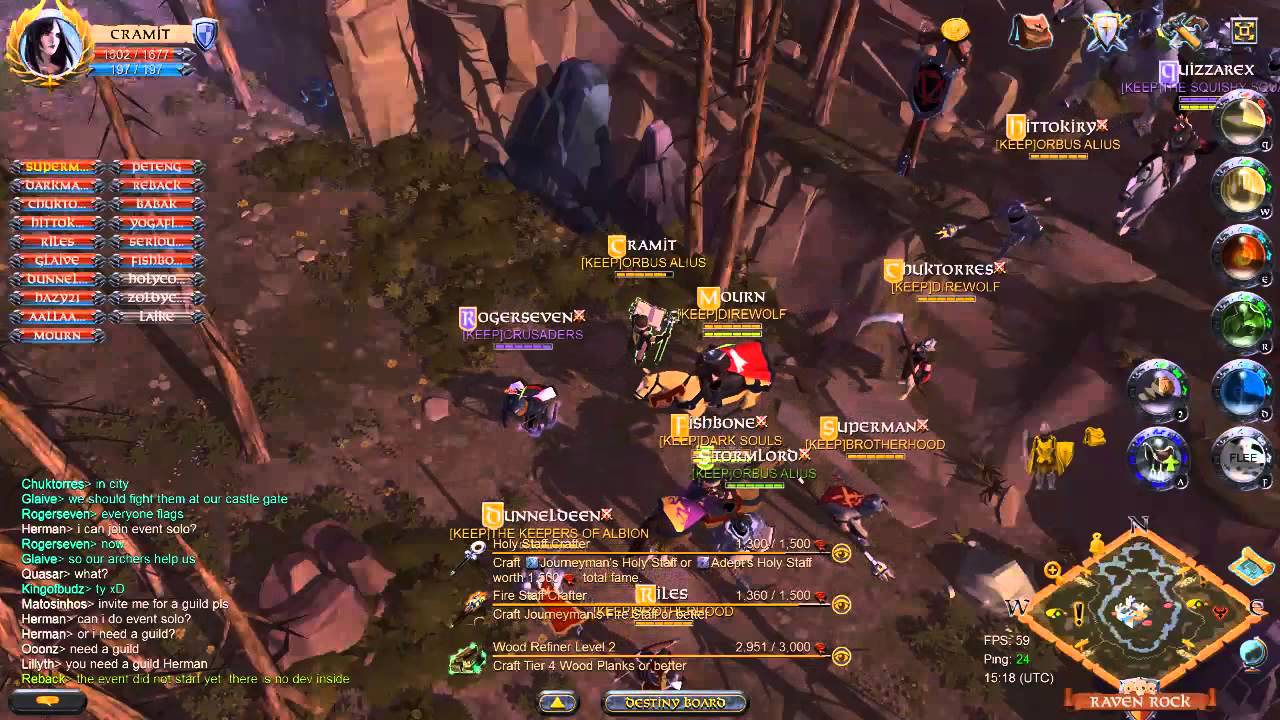 Albion Online - Keepers wiped by Morganian's - YouTube
