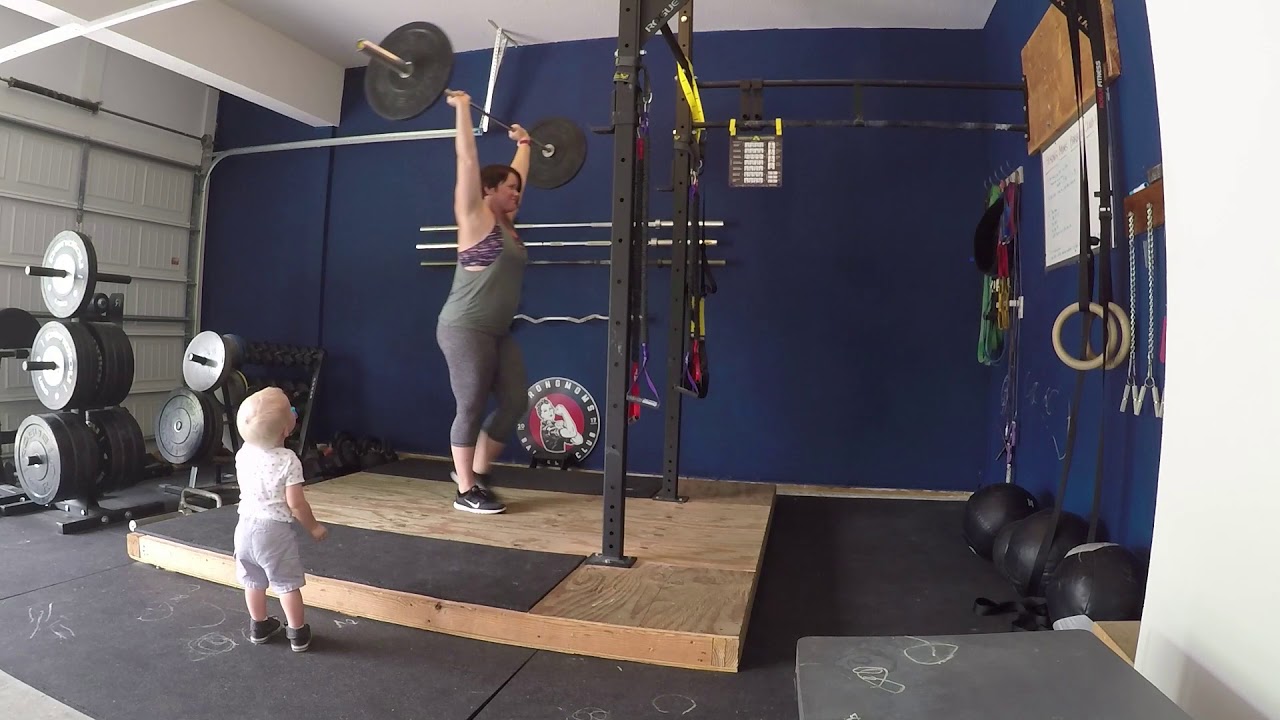Barbell Overhead Walk - YouTube