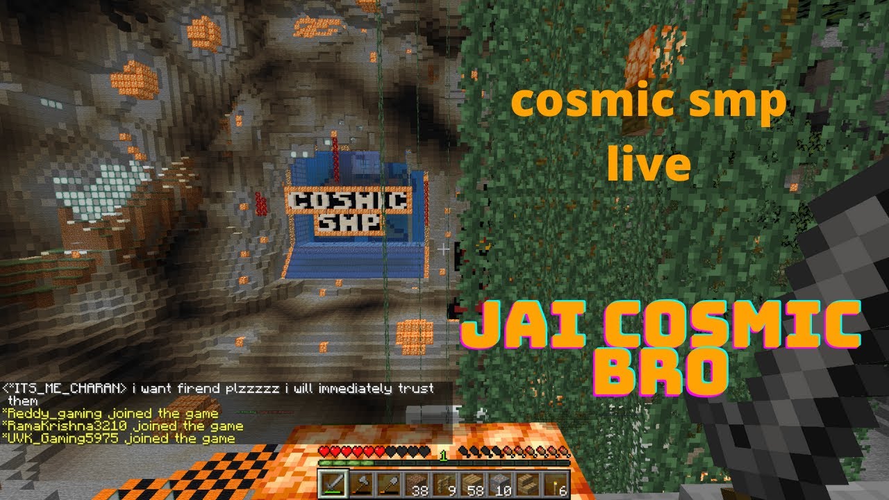COSMIC SMP 🔴LIVE || JAI @The Cosmic Boy 2.0 BRO || MINCECRAFT LIVE ...