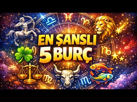 En Şanslı 5 Burç 🍀 Hayatta En Çok Şansı Olan Burçlar! Bunlardan Biri Sen misin ? 