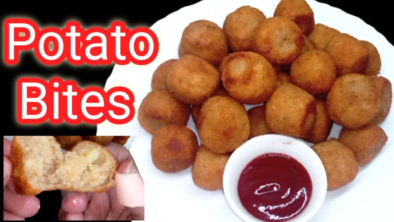 Potato Bites | Potato Bites Recipe | Aloo Kay Crispy Bites - YouTube