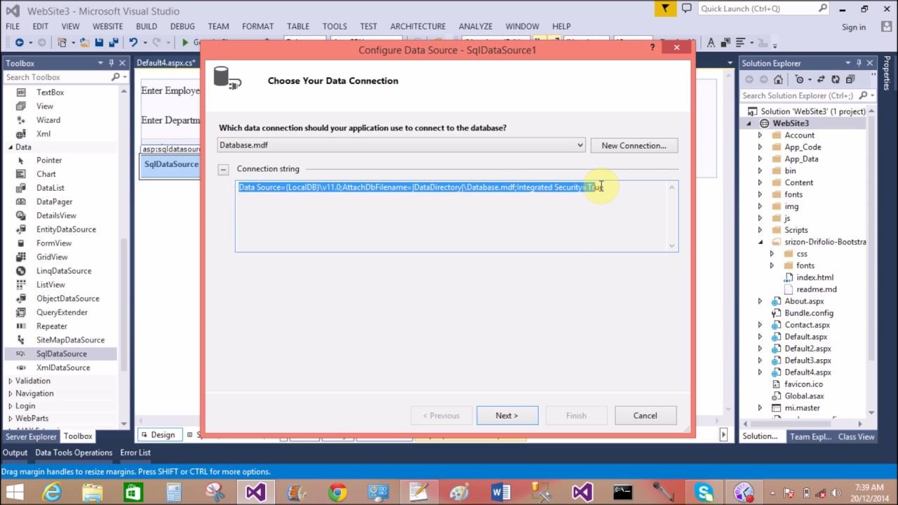 Insert data into two table with same command object in ASP NET - YouTube