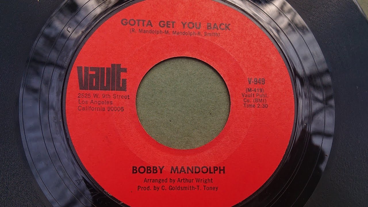 Bobby Mandolph ~ Gotta Get You Back - YouTube