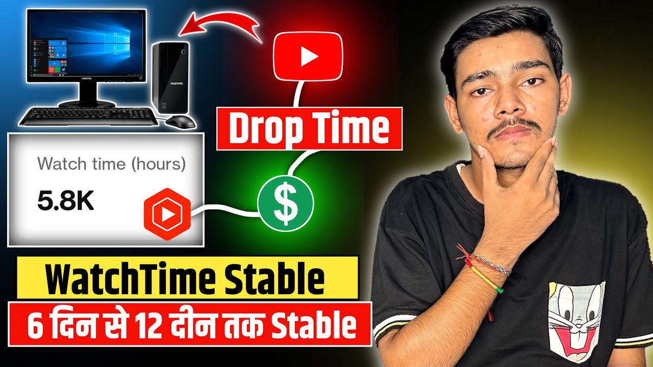 Watchtime Stable 6 दिन तक इसको 12 दिन तक Stable😇 कैसे करे | Non Drop ...