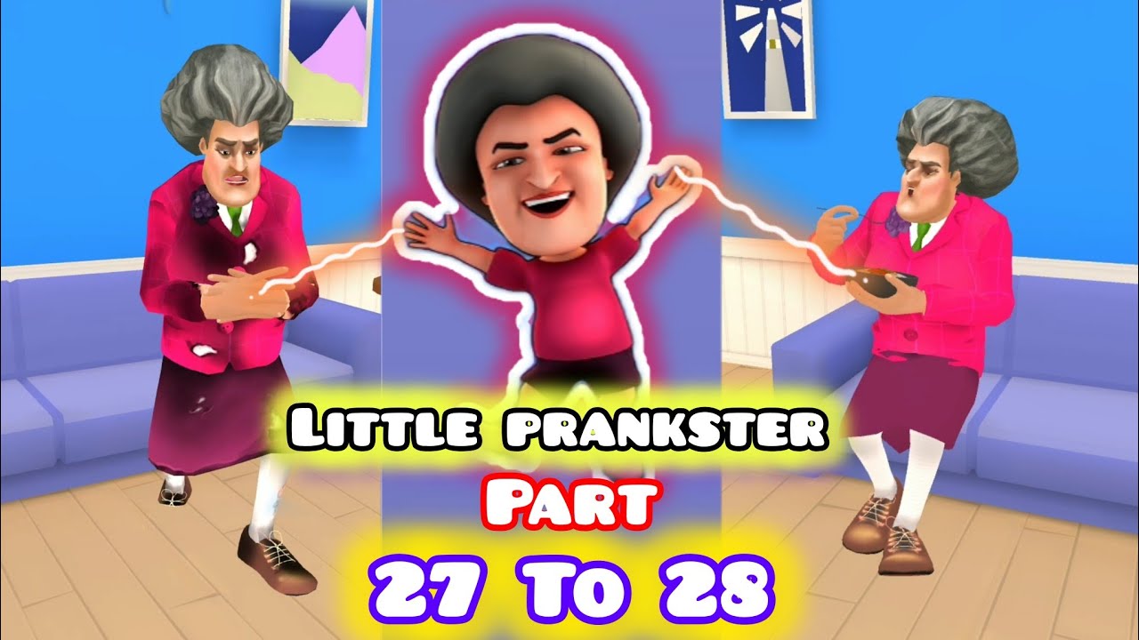 Scary teacher vs little prankster Level 27 to 28 | Little prankster # ...