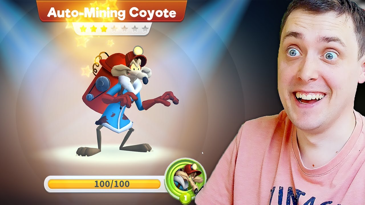 Auto-Mining Coyote UNLOCKING AND TUNE UP 30 - Looney Tunes World of ...