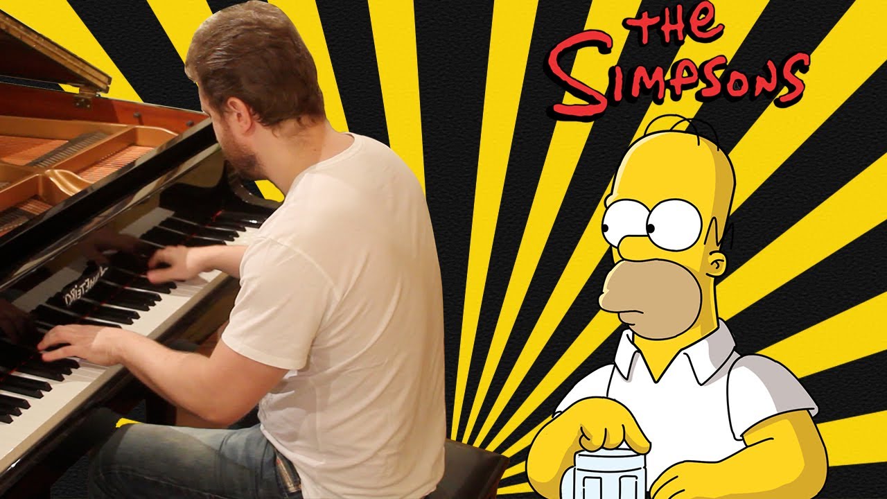 Simpsons Theme on piano - The Simpsons Opening Song - YouTube