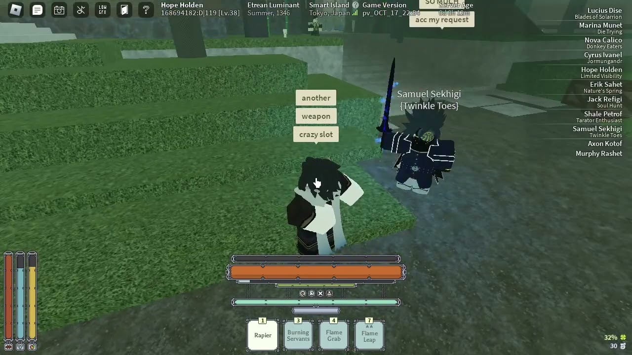 ( Deepwoken ) New Blazing Enchant - YouTube