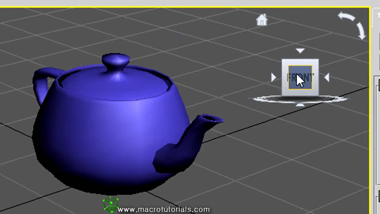 3D Studio Max - Tutorial - How to set the views in the Viewports and ...