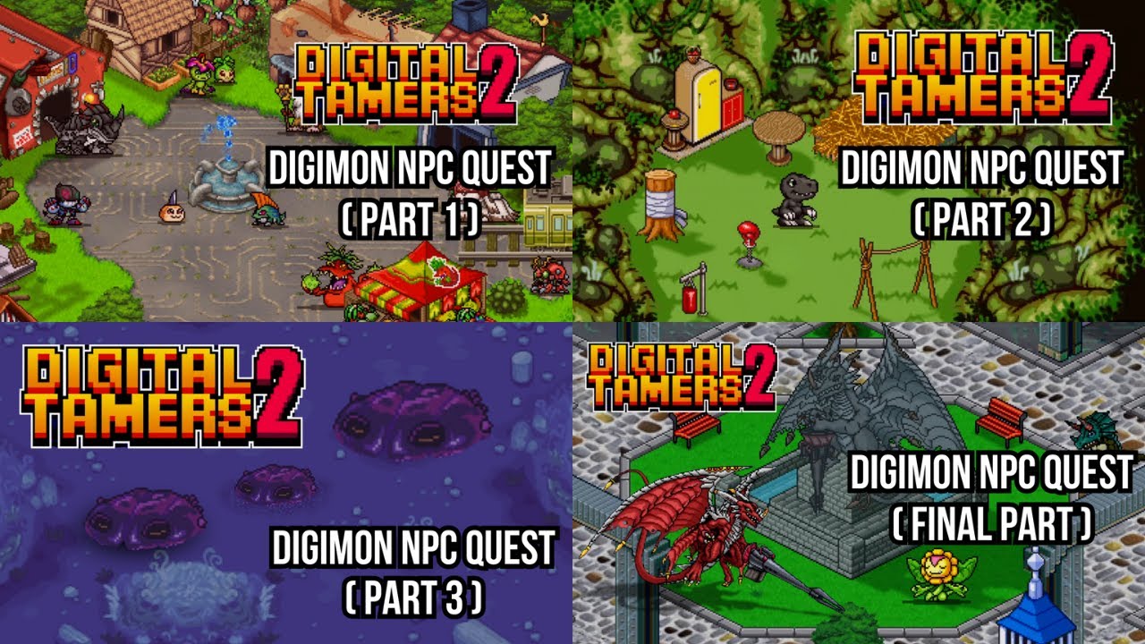 Digital Tamers 2 - FULL Digimon NPC Quest Guide!!! - YouTube