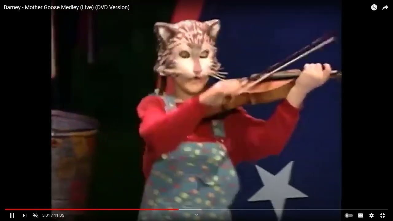 Rachel Playing to You're Invited on her Fiddle for Barney and Friends ...