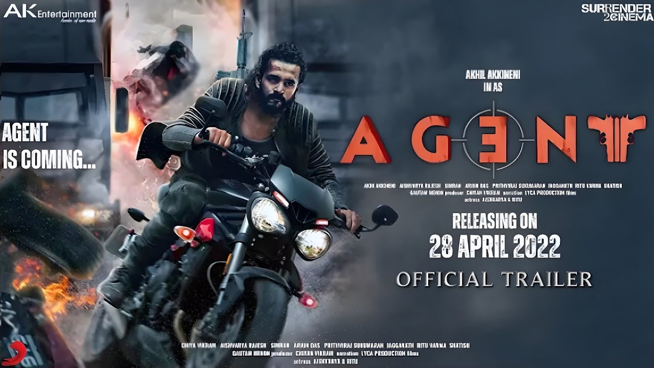 AGENT - Official Trailer | Akhil Akkineni | 28 April | Mammootty ...