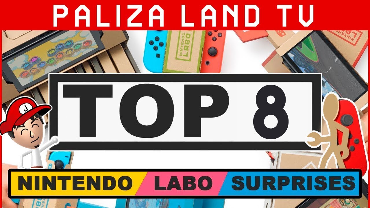 TOP 8 Nintendo Labo Creations! Toy Con Garage & Piano - YouTube