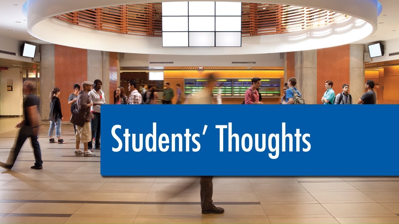 Students' Thoughts on College - Disability Services Office - YouTube