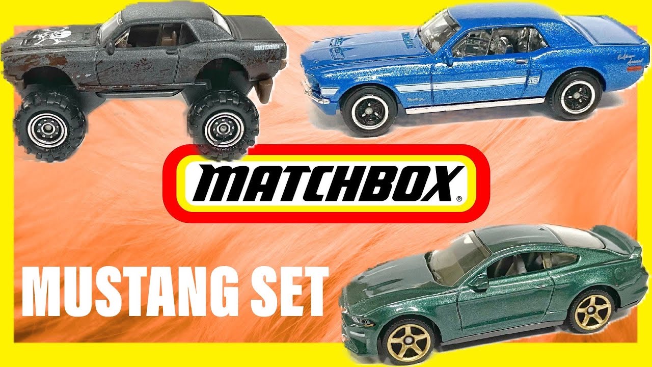 Matchbox Mustang Set - YouTube