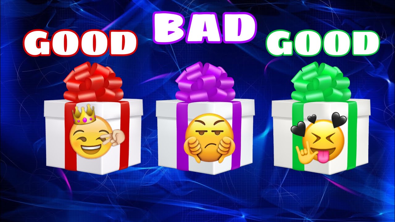CHOOSE YOUR GIFT/Good Vs Bad Vs Good/ 3 gifts video - YouTube