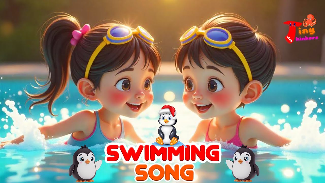 Swimming Song for Kids | Fun Nursery Rhymes & Baby Songs by Tinny ...