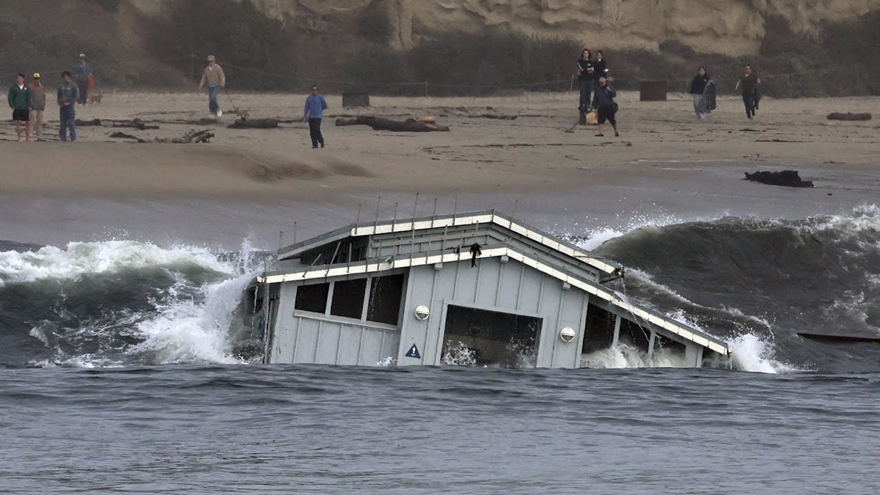 Santa Cruz Wharf Collapses Into Ocean as Deadly Storm Destroys Iconic ...