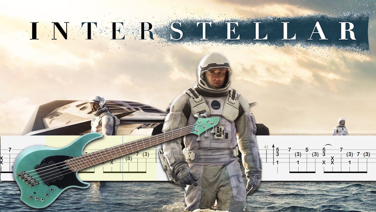 Interstellar Main Theme (🔴Bass Arrangement Tabs) @ChamisBass # ...