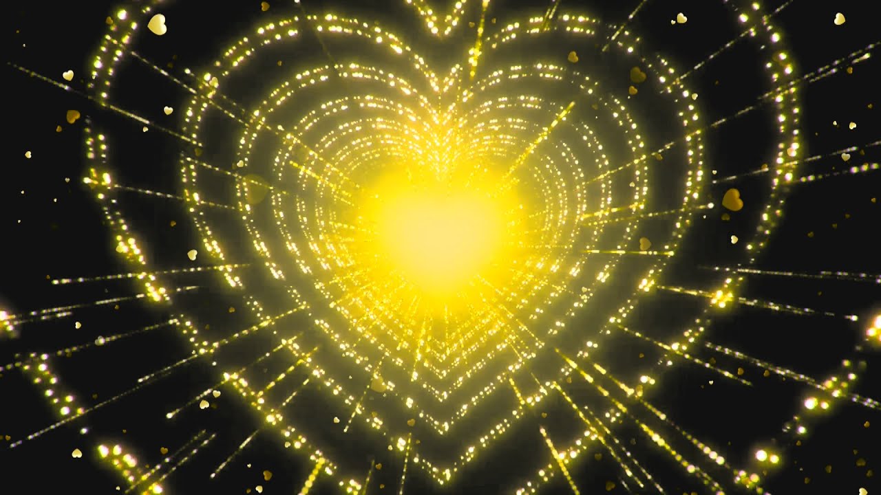 Heart 💛Yellow Hearts 💛 Animation | Background video | @futazhor - YouTube