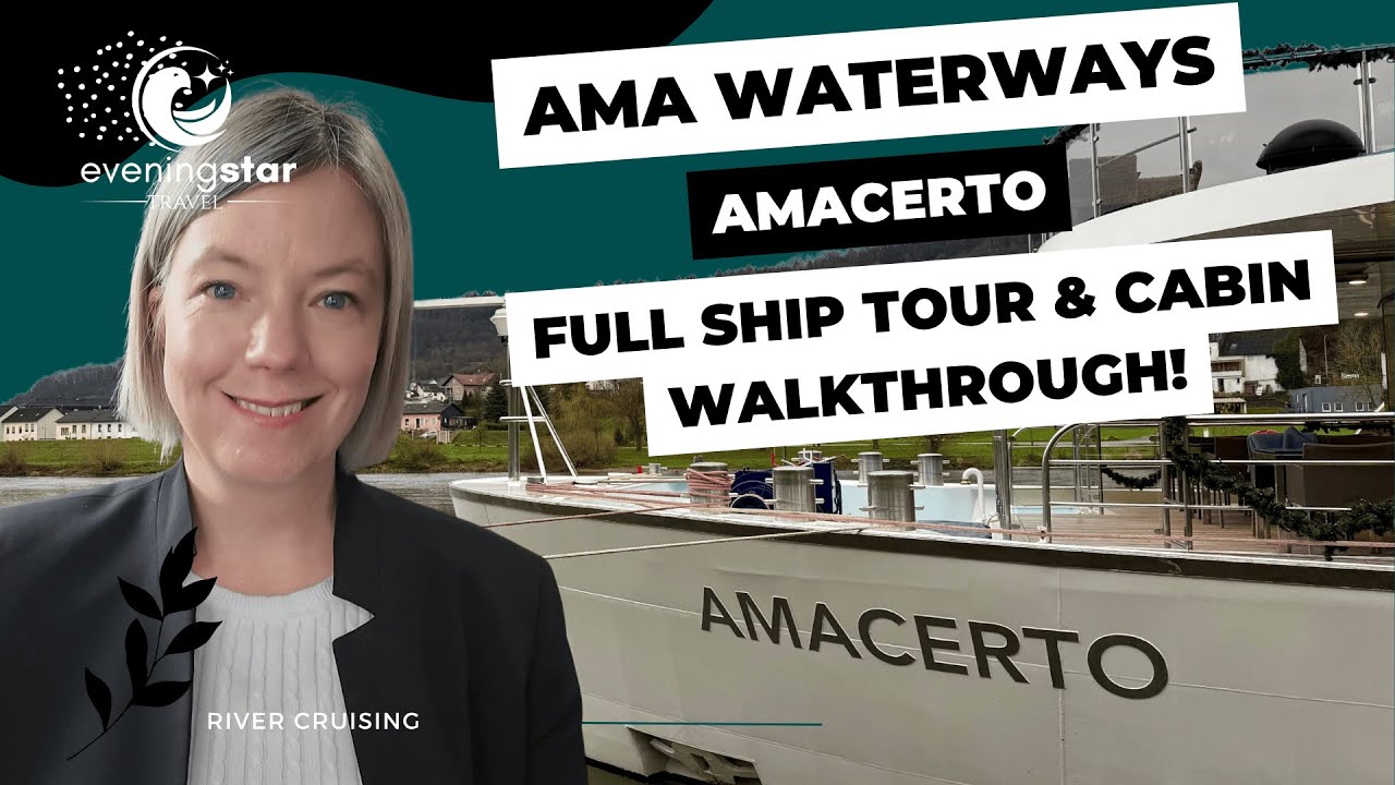 AMAWaterways Ship Tour - AmaCerto with Cabin Walkthrough - YouTube