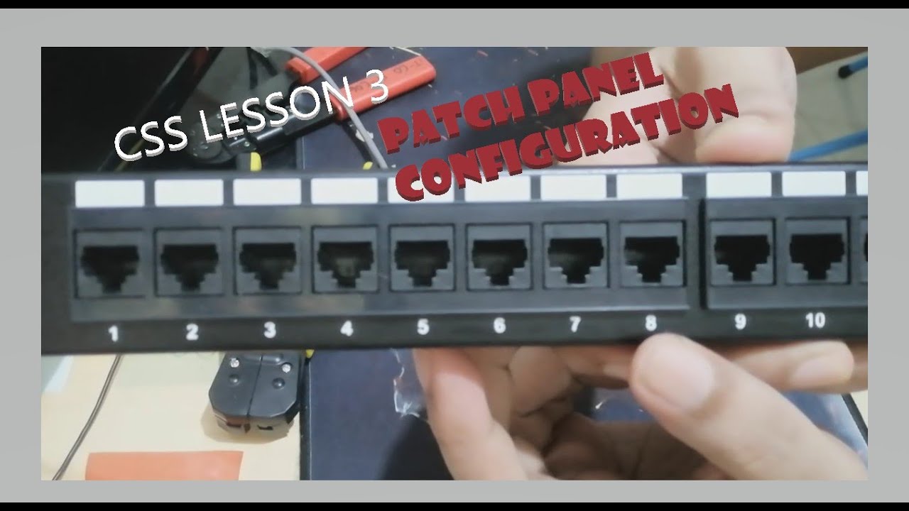 CSS LE003B: PATCH PANEL - YouTube