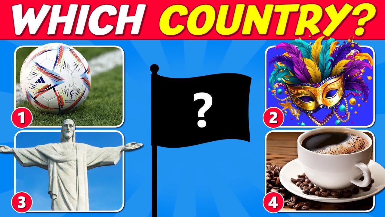 Guess the Country from 4 Pictures 🤔🌎 - YouTube