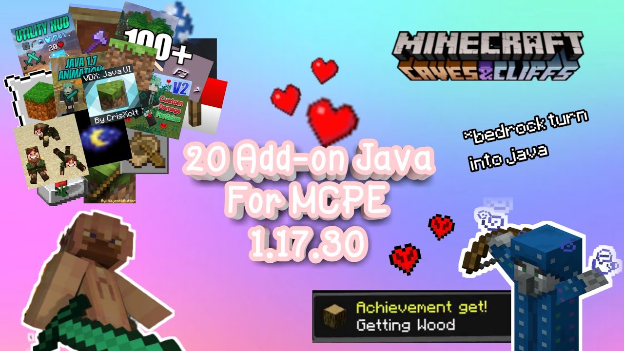 20 Add-on Java For MCPE 1.18/1.17+ - YouTube