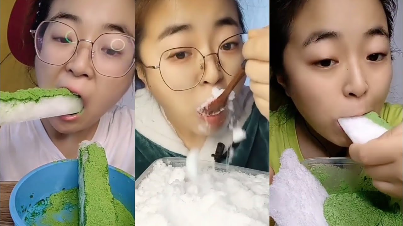 Latest Her Ice Powder Crunchy and Ice Block Squeaky - YouTube
