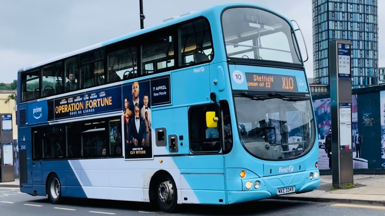First Bus Sheffield 37542 X First Glasgow On X10 From Maltby To ...