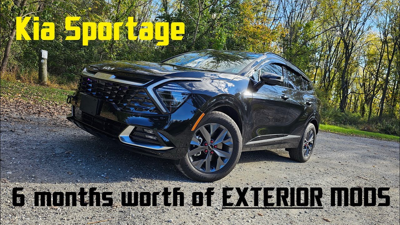 Kia Sportage - 6 months worth of EXTERIOR MODS - YouTube