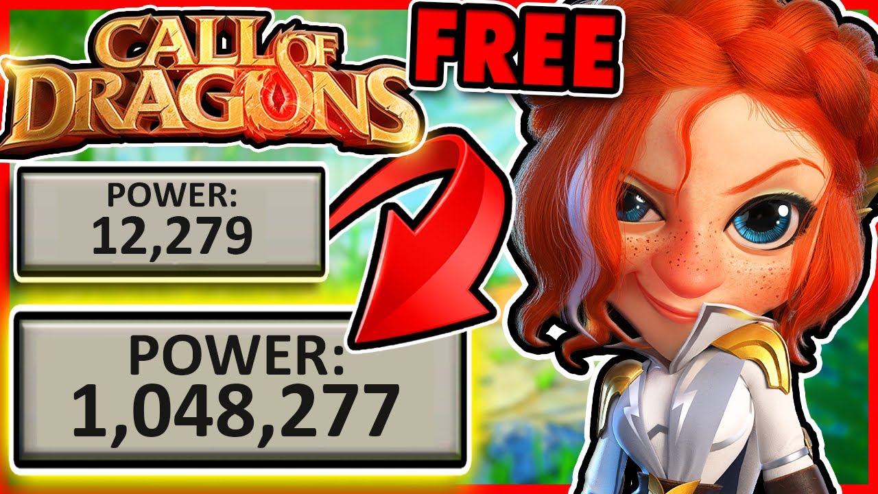 Get 1 MILLION Power FAST as Free to Play in Call of Dragons! - YouTube