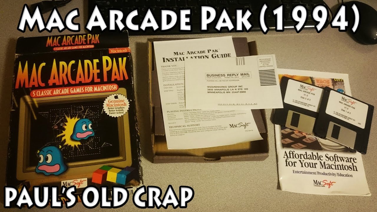 Mac Arcade Pak (1994) - Retro Mac Gaming - Paul's Old Crap - YouTube