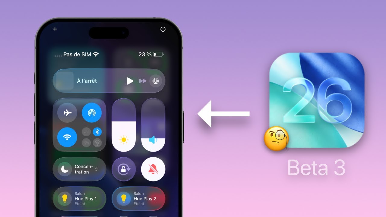 iOS 26 Beta 3 : Toutes les Nouveautés et Correctifs de Bugs ! - YouTube