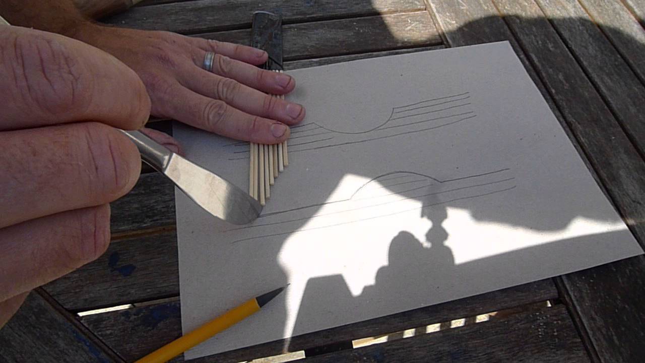 An explanation of cutting wood and wood grain - YouTube