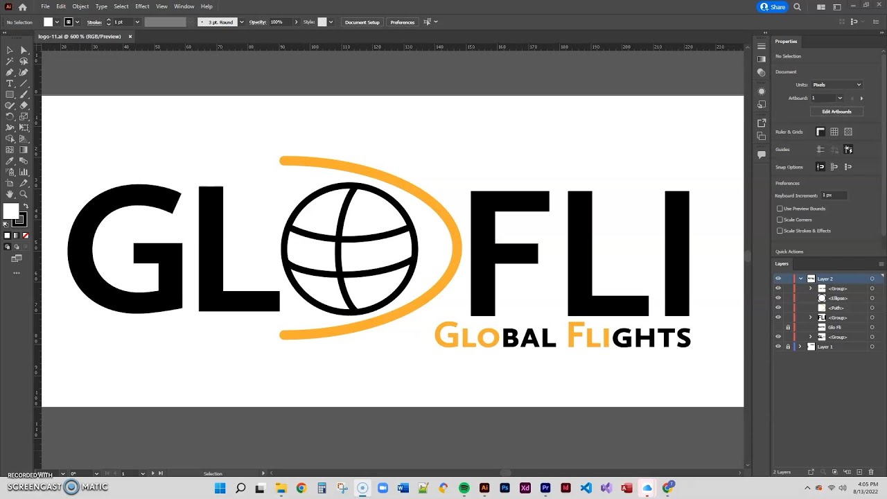 Time Lapse - Airline Logo Creation Process - YouTube