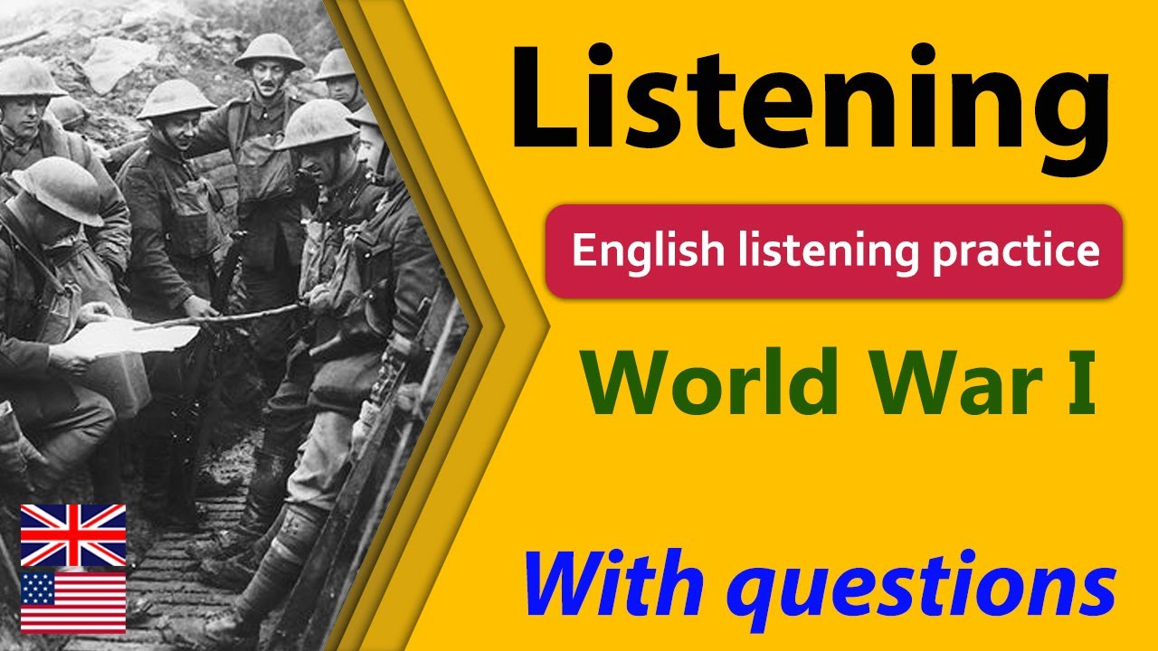 World war 1(English listening) - YouTube
