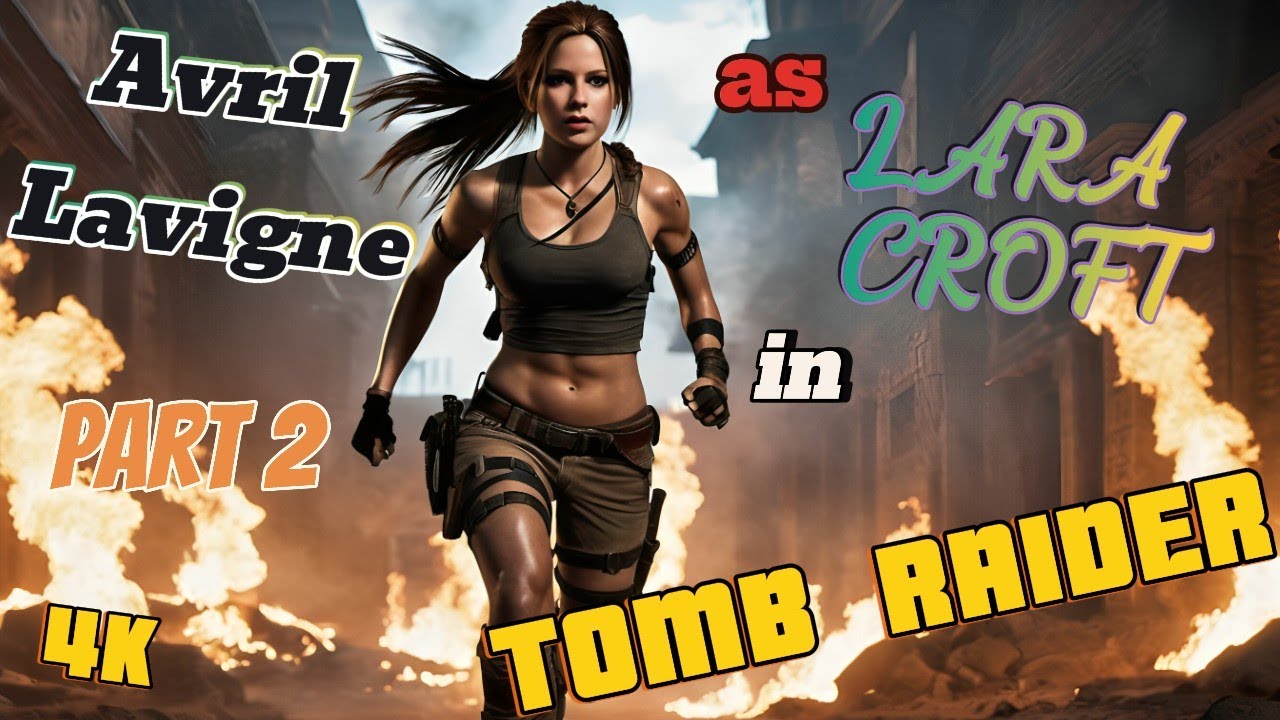 KI - AI generated Avril Lavigne as Lara Croft in Tomb Raider Part 2 ...