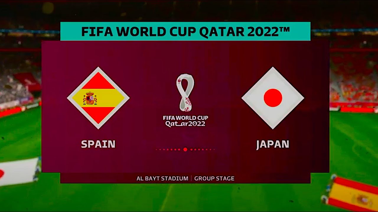 Fifa 23 World Cup Kick Off Mode | Spain vs Japan Full Match | Xbox X ...